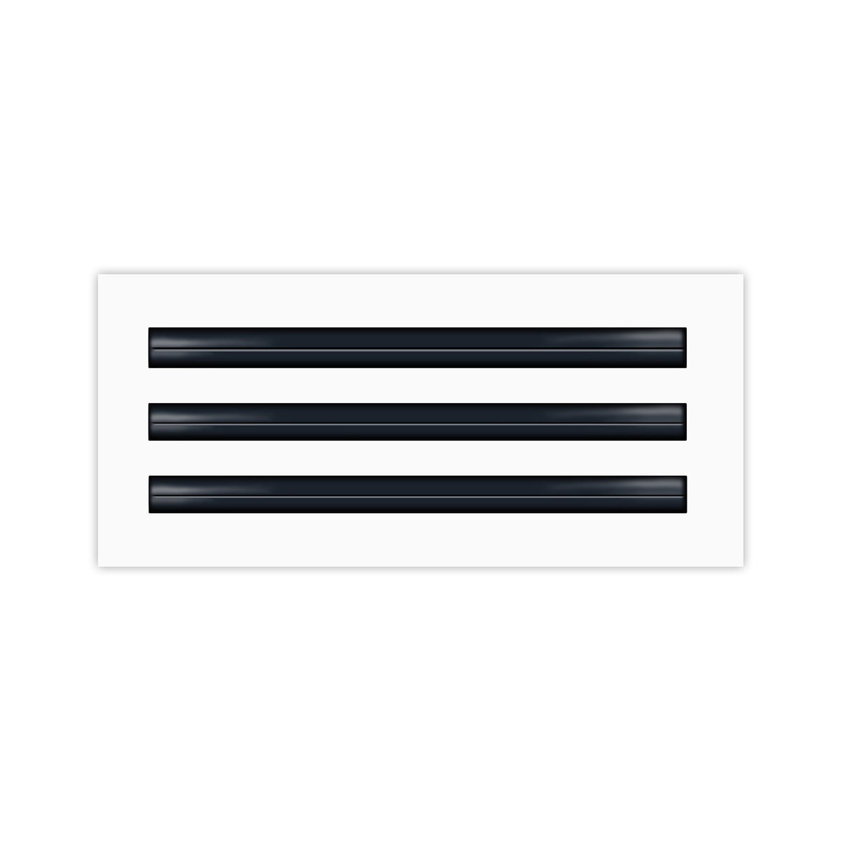 BUILDMART - 12 Inch Linear Slot Diffuser - (3 Slot) Triple Slot - White ...