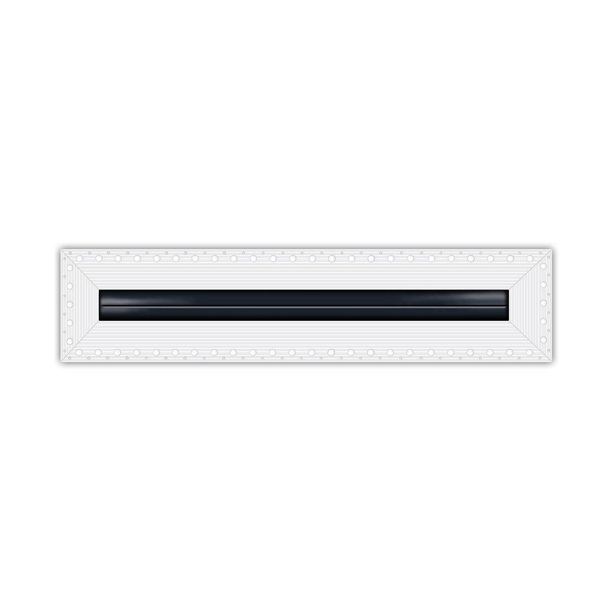 BUILDMART - 12" Linear Slot Diffuser - 1 Slot - MUD-IN Air Vent Cover