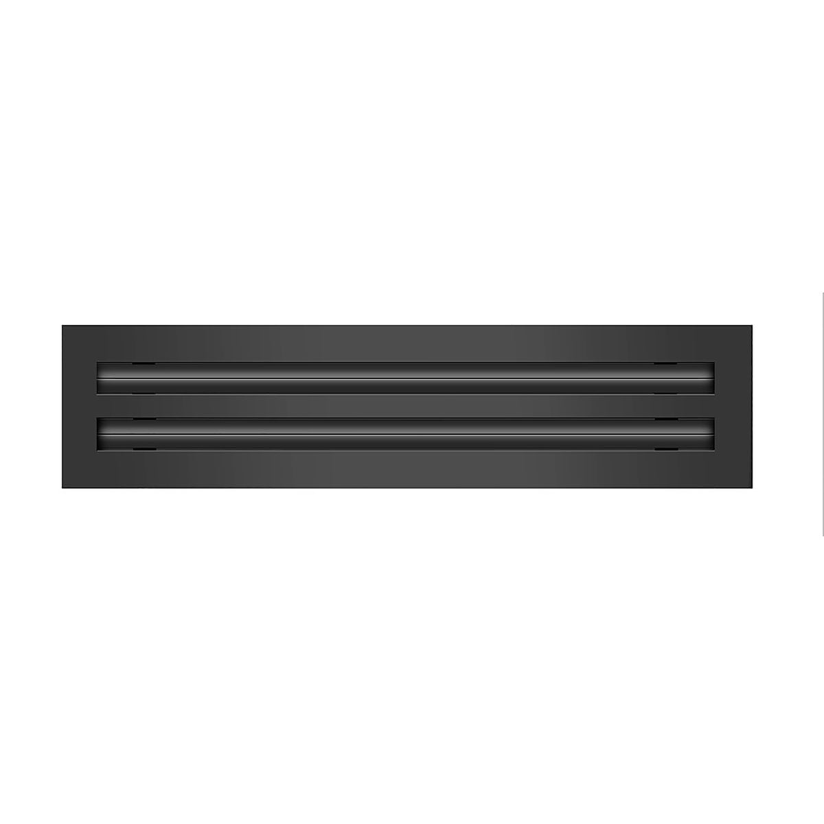 BUILDMART - 18 Inch Linear Slot Diffuser - (2 Slot) Double Slot - Black ...