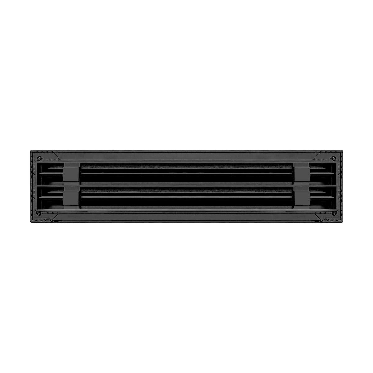 BUILDMART - 18 Inch Linear Slot Diffuser - (2 Slot) Double Slot - Black ...