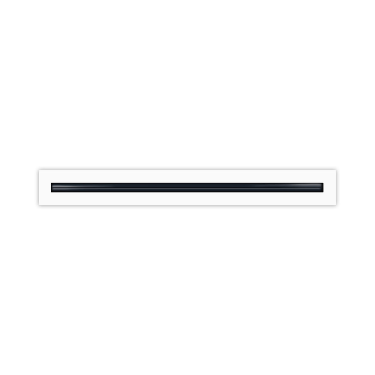 BUILDMART - 24 Inch Linear Slot Diffuser - (1 Slot) Single Slot - White ...