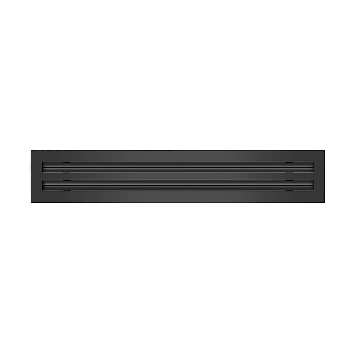 BUILDMART - 24 Inch Linear Slot Diffuser - (2 Slot) Double Slot - Black ...