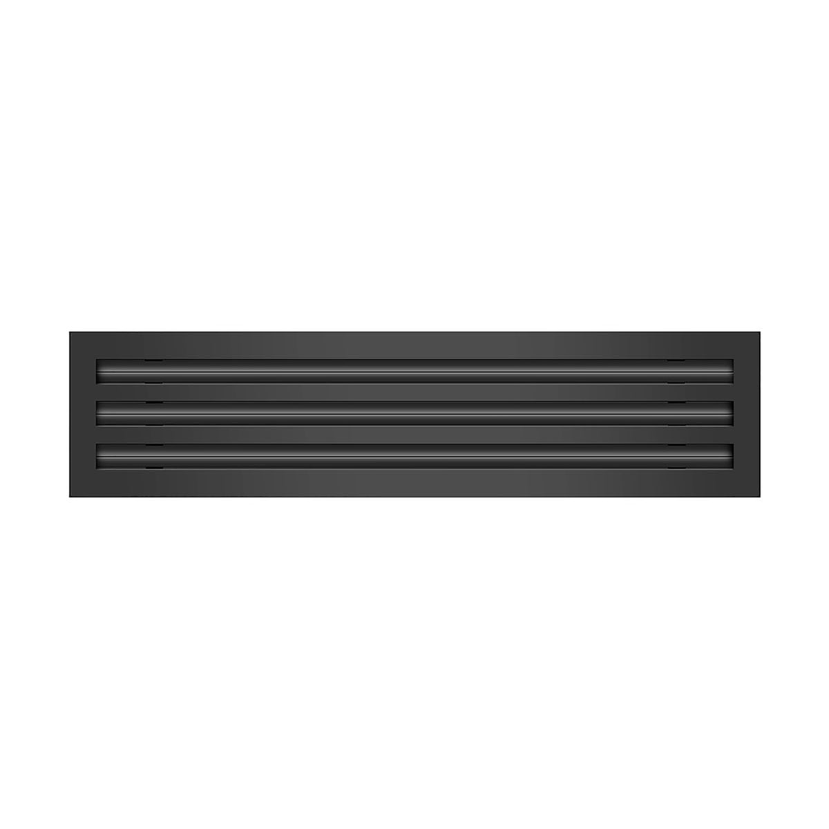 BUILDMART - 24 Inch Linear Slot Diffuser - (3 Slot) Triple Slot - Black ...