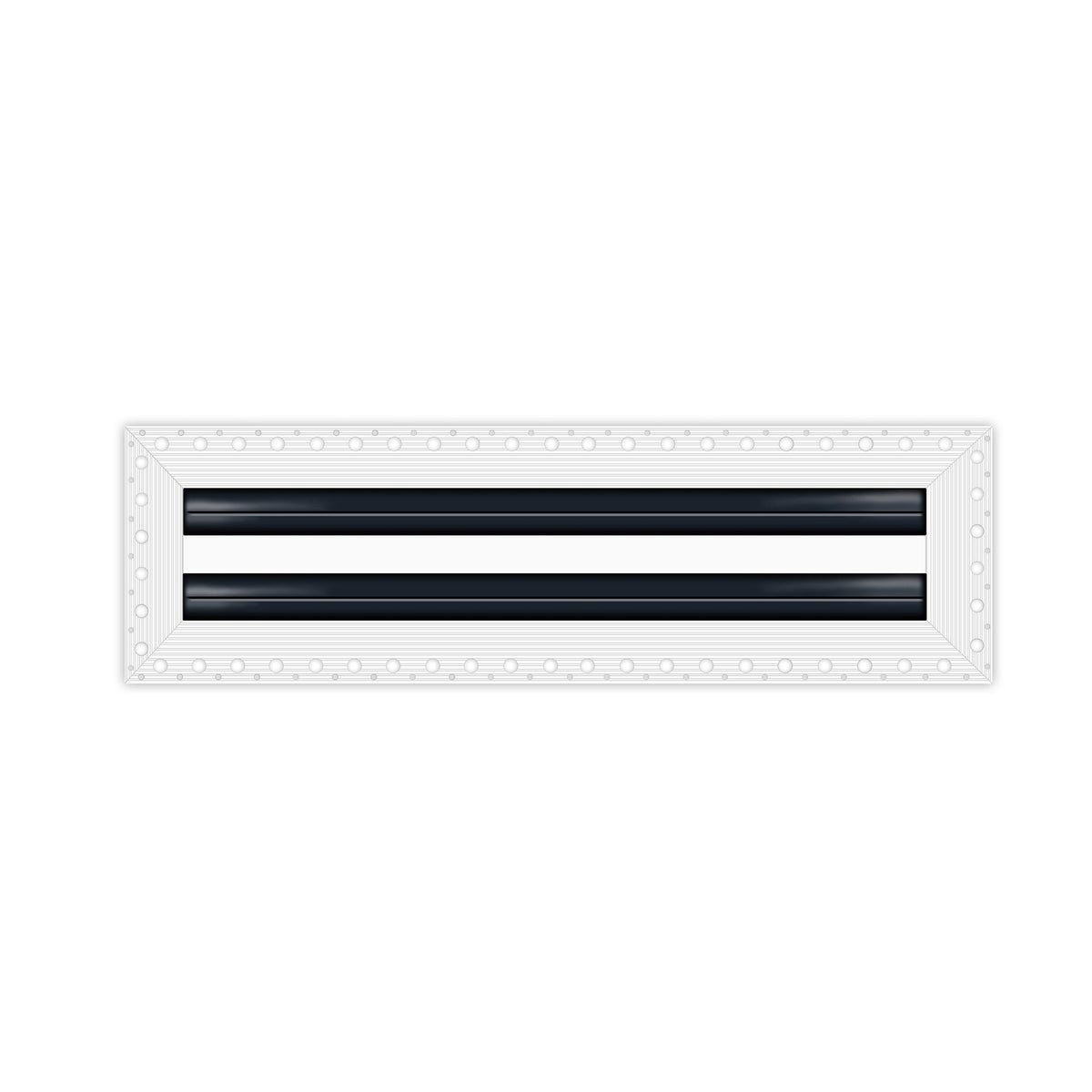 BUILDMART - 24" MUD-IN Linear Slot Diffuser - 2 Slot - Air Vent Cover