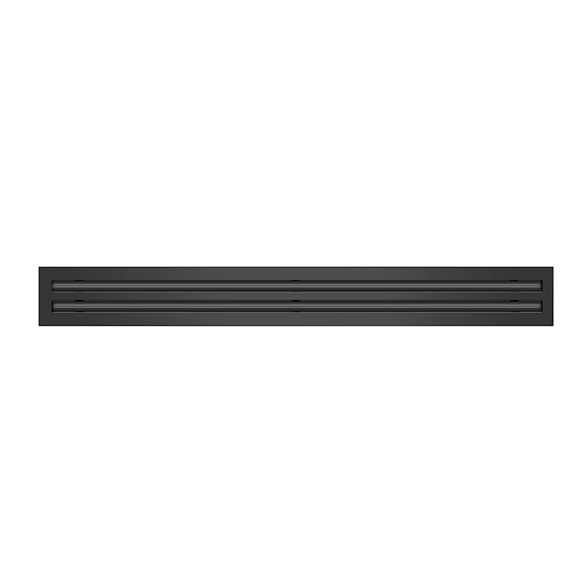 BUILDMART - 36 Inch Linear Slot Diffuser - (2 Slot) Double Slot - Black ...