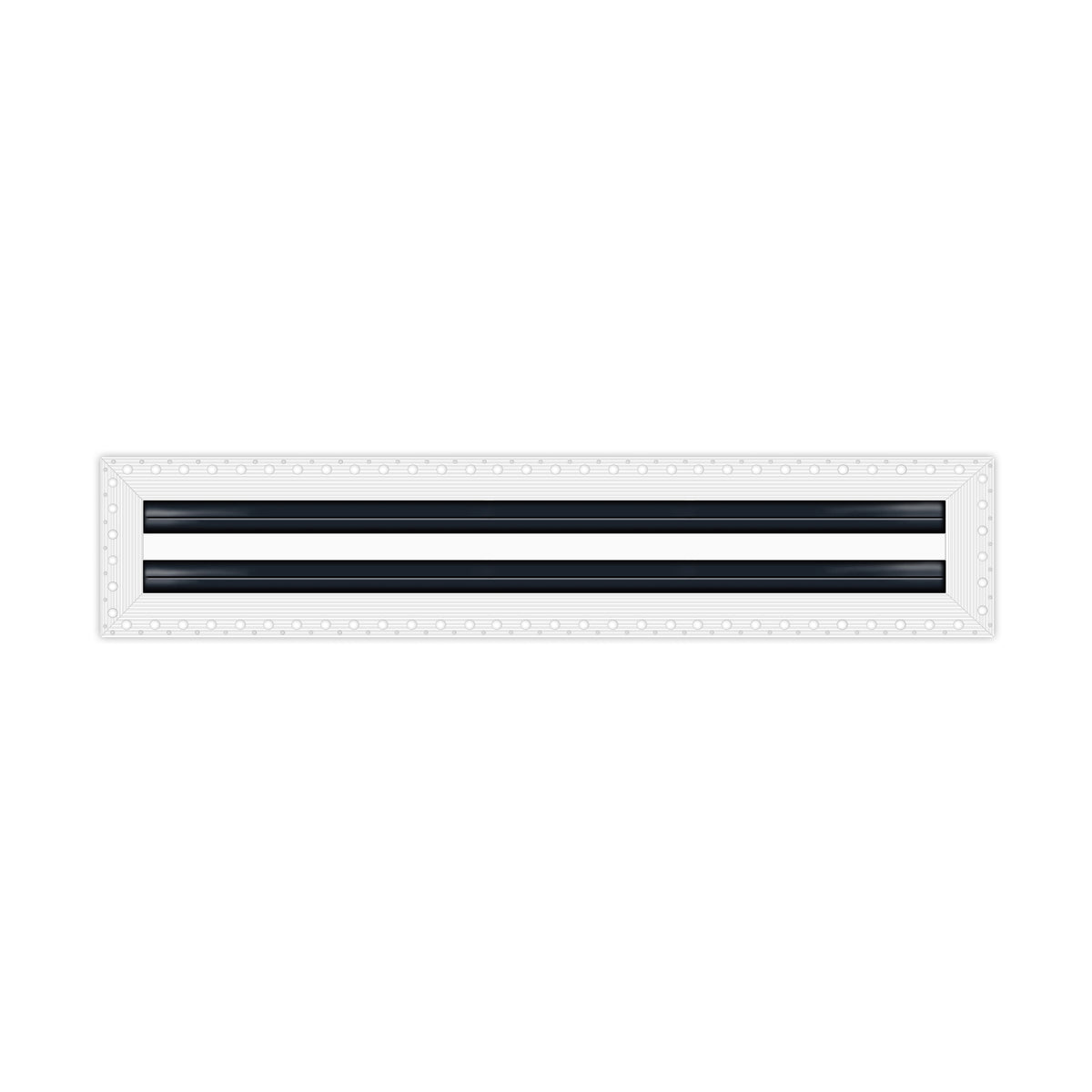 BUILDMART - 36" MUD-IN Linear Slot Diffuser - 2 Slot - Air Vent Cover