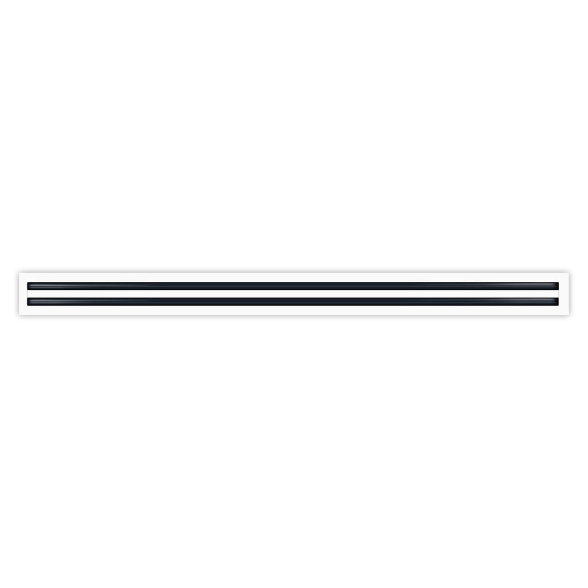 BUILDMART - 48 Inch Linear Slot Diffuser - (2 Slot) Double Slot - White ...