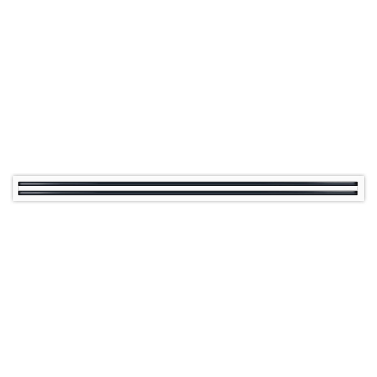 BUILDMART - 72 Inch Linear Slot Diffuser - (2 Slot) Double Slot - White ...
